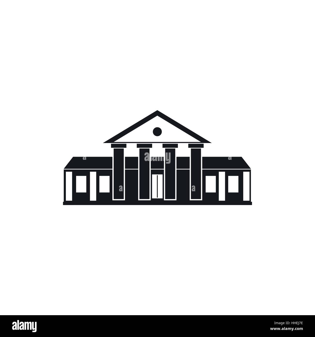 Bank building icon, simple style Stock Vector Image & Art - Alamy