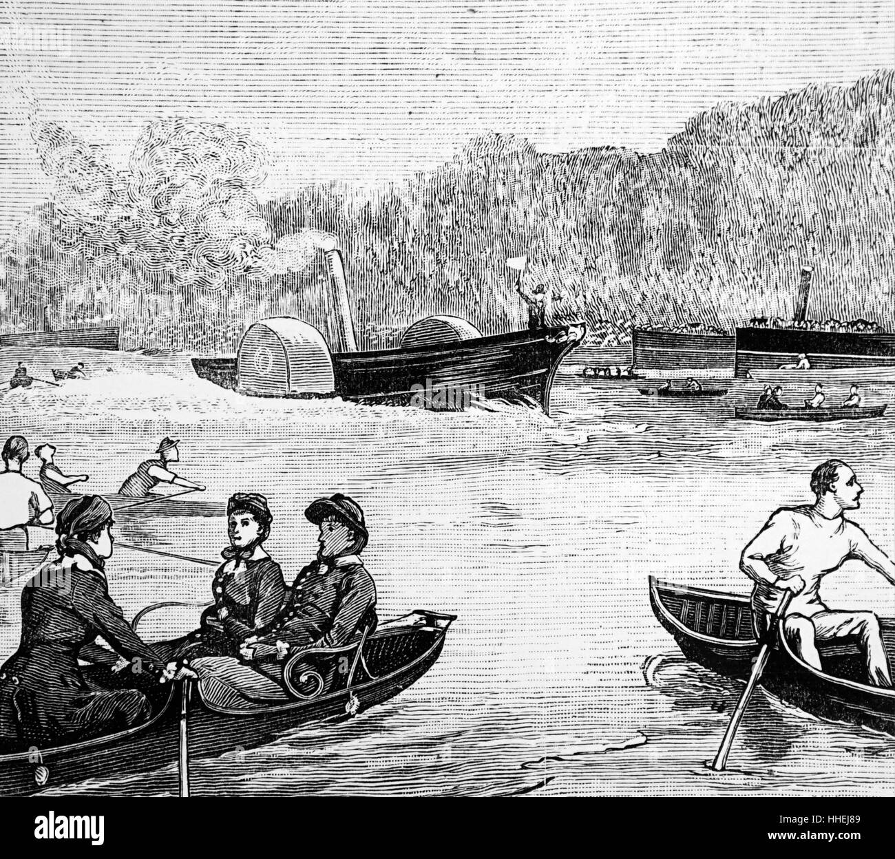 Steam boat 19th century hi-res stock photography and images - Alamy