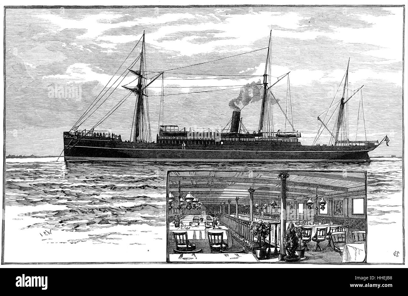 Steamship 19th century hi-res stock photography and images - Alamy