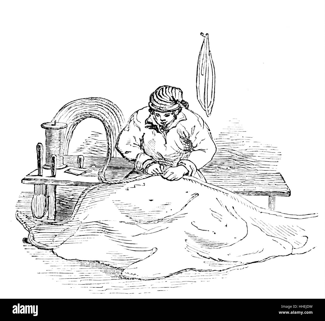 Sailboat illustration hi-res stock photography and images - Alamy