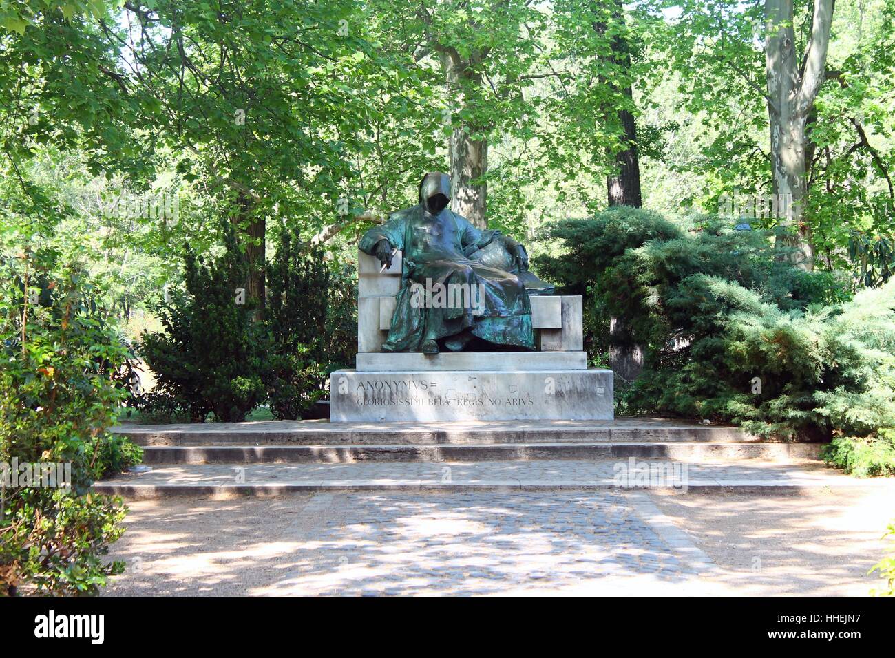 monument, tree, trees, park, statue, sculpture, europe, budapest ...