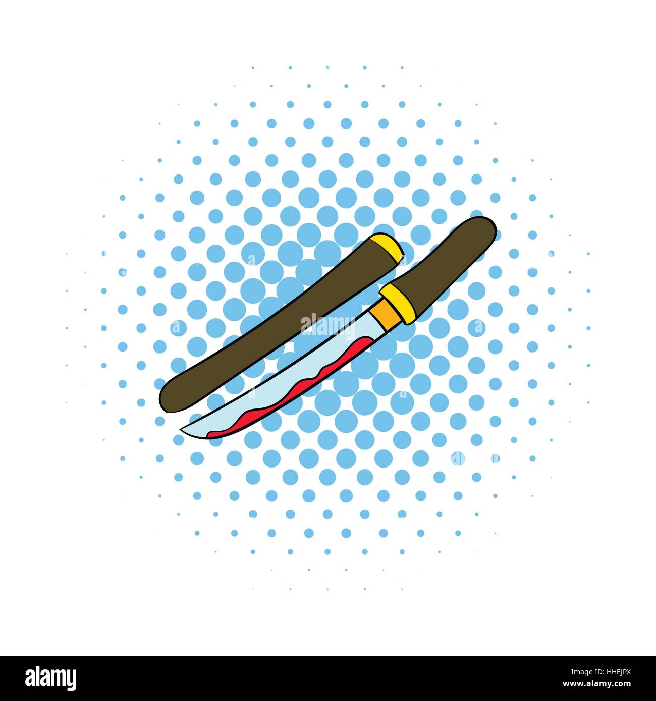 Bloody sword icon, comics style Stock Vector Image & Art - Alamy