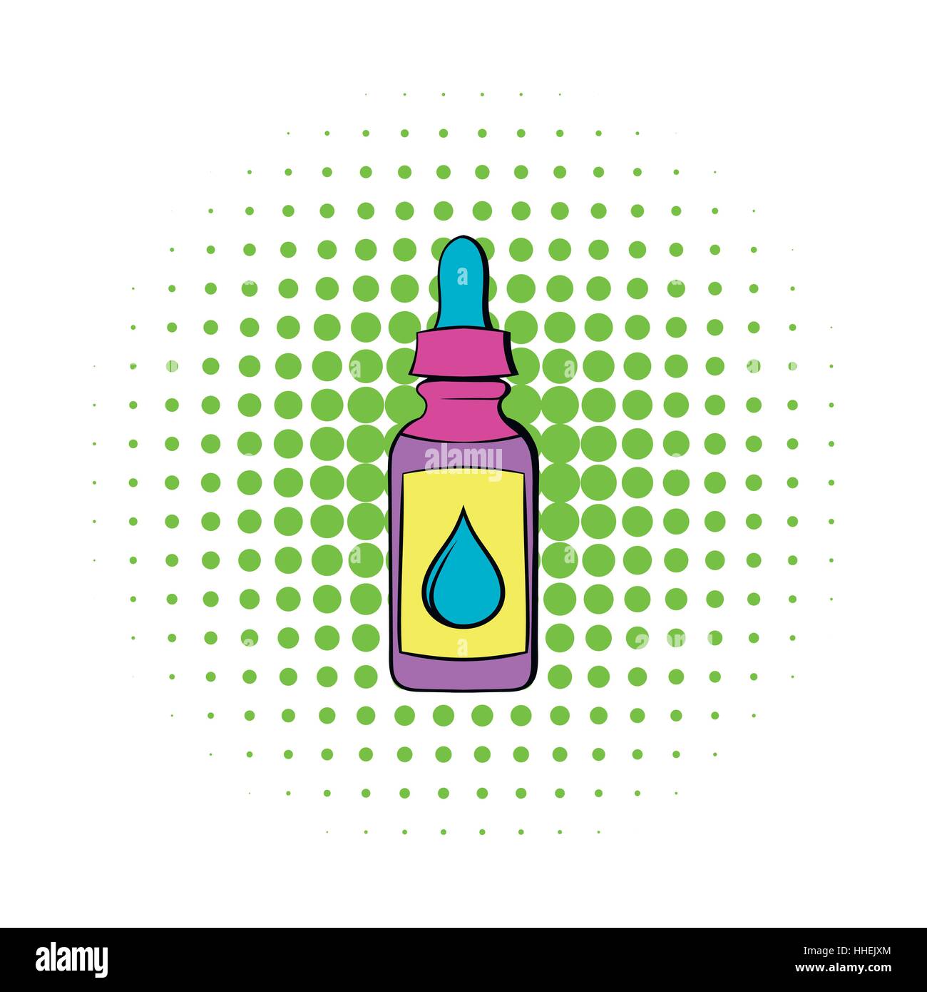 Illustration vape juice nicotine Cut Out Stock Images & Pictures - Alamy