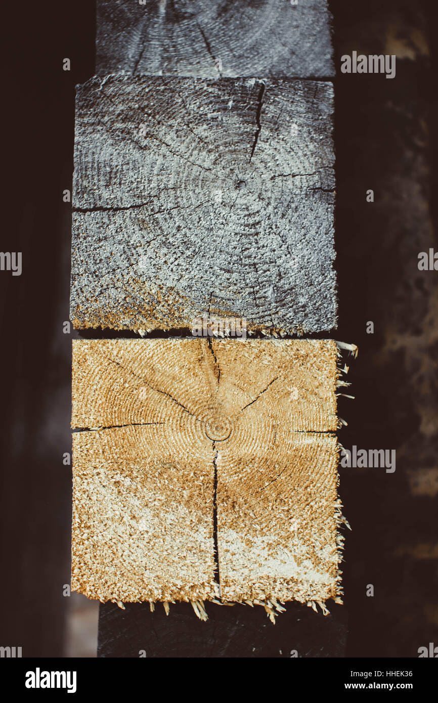 the sawed lumber from the yard photographed close-up Stock Photo - Alamy