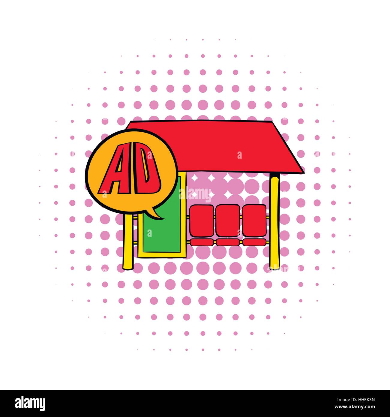 Bus stop ad Stock Vector Images - Alamy