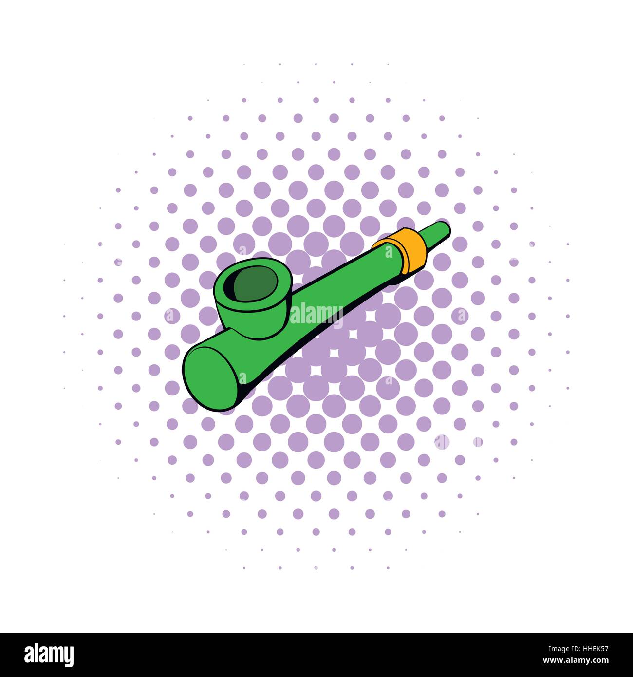Wooden pipe for smoking icon, comics style Stock Vector Image & Art - Alamy