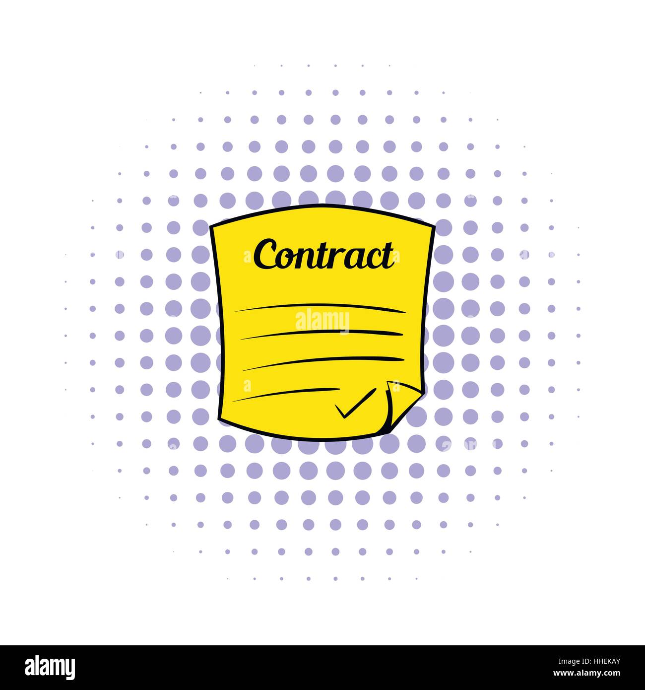 Businesswoman writing on sheet Stock Vector Images - Alamy