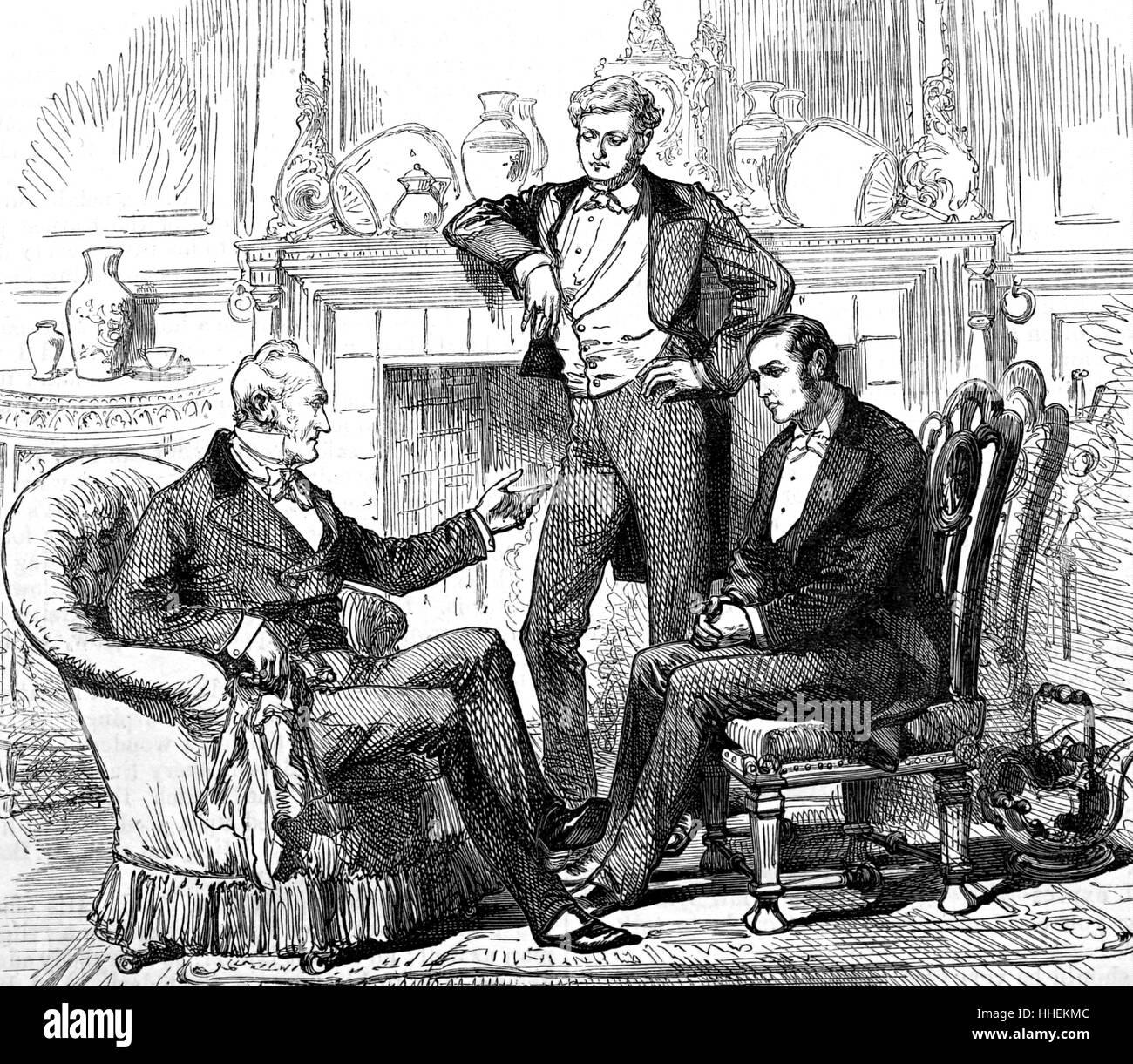 Father smoking talking son hi-res stock photography and images - Alamy