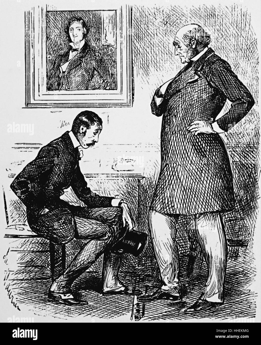 Cartoon father and son hi-res stock photography and images - Alamy