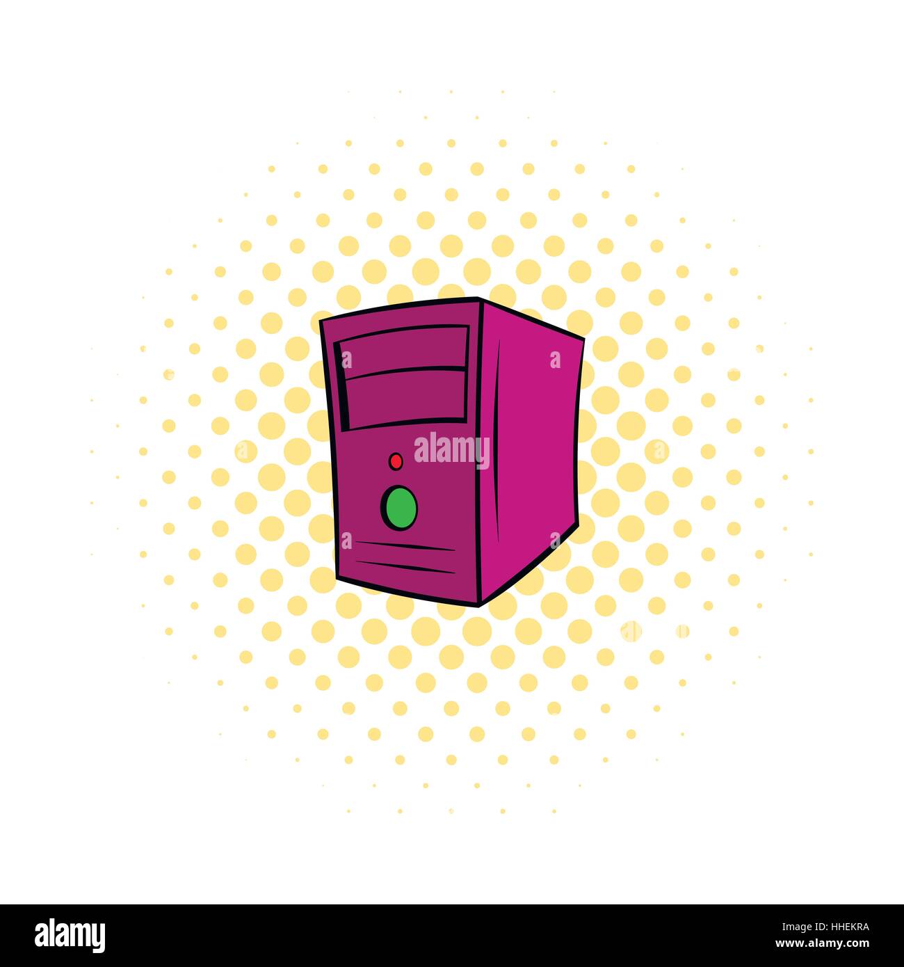 Computer system unit icon, comics style Stock Vector Image & Art - Alamy Computer system unit icon, comics style Stock Vector Image & Art - Alamy