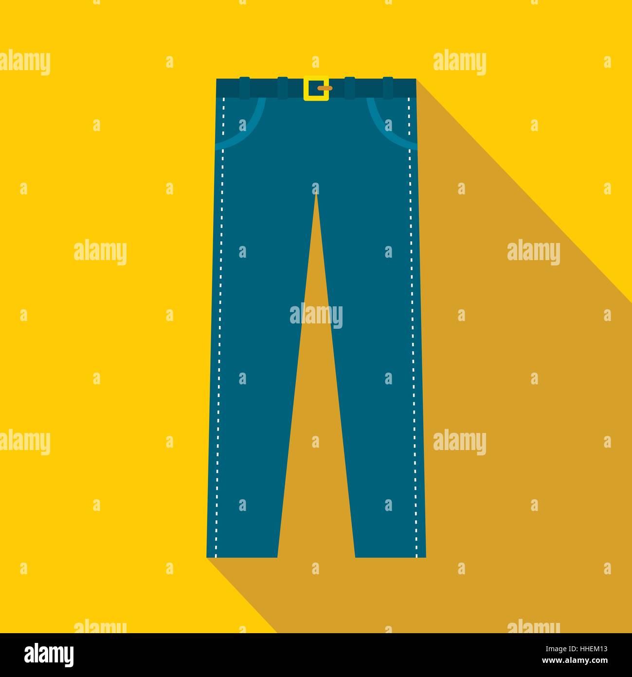 Female belt trousers on Stock Vector Images - Alamy