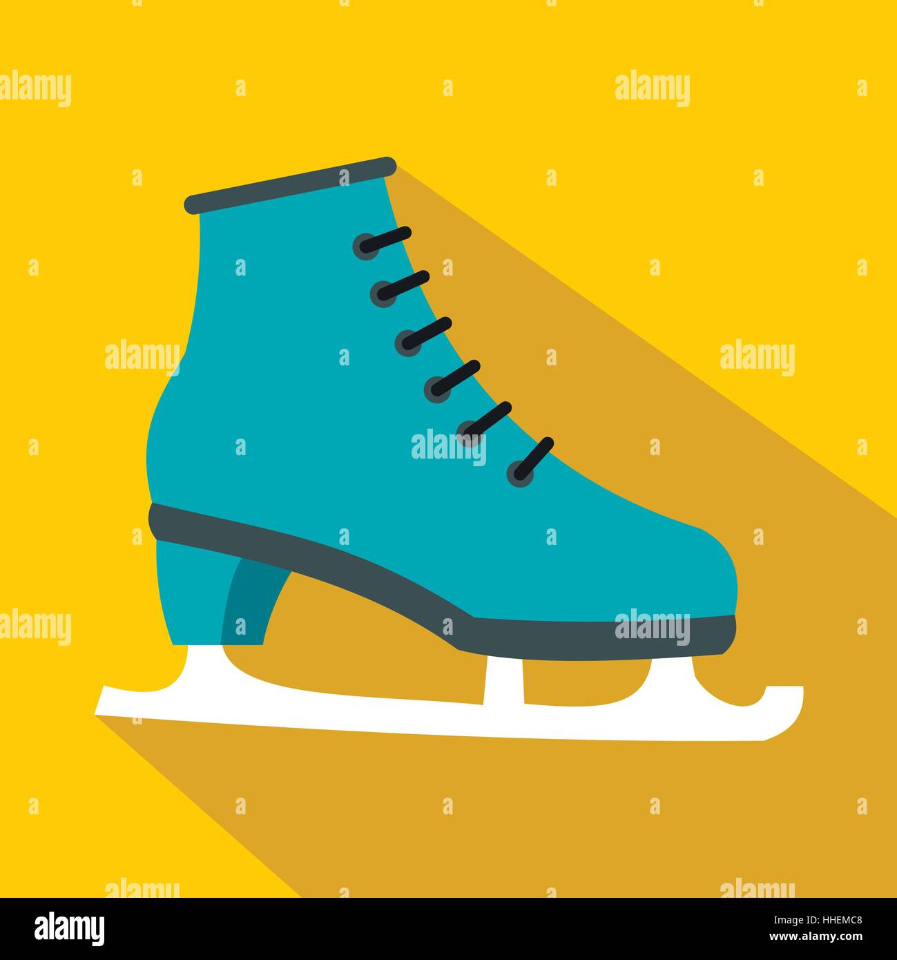 Retro style ice skate hi-res stock photography and images - Alamy