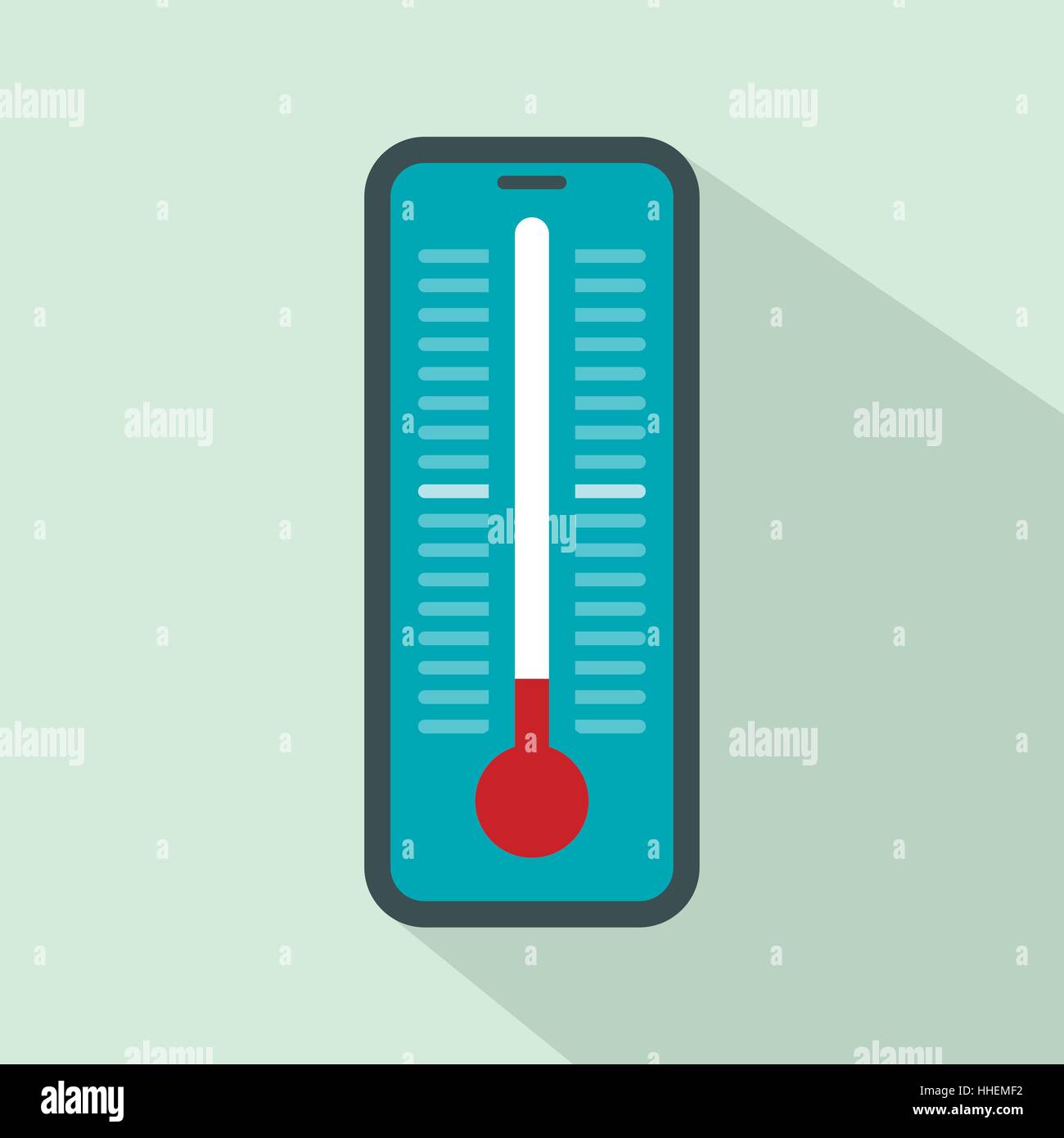 Weather thermometer showing climate Stock Vector Images - Alamy