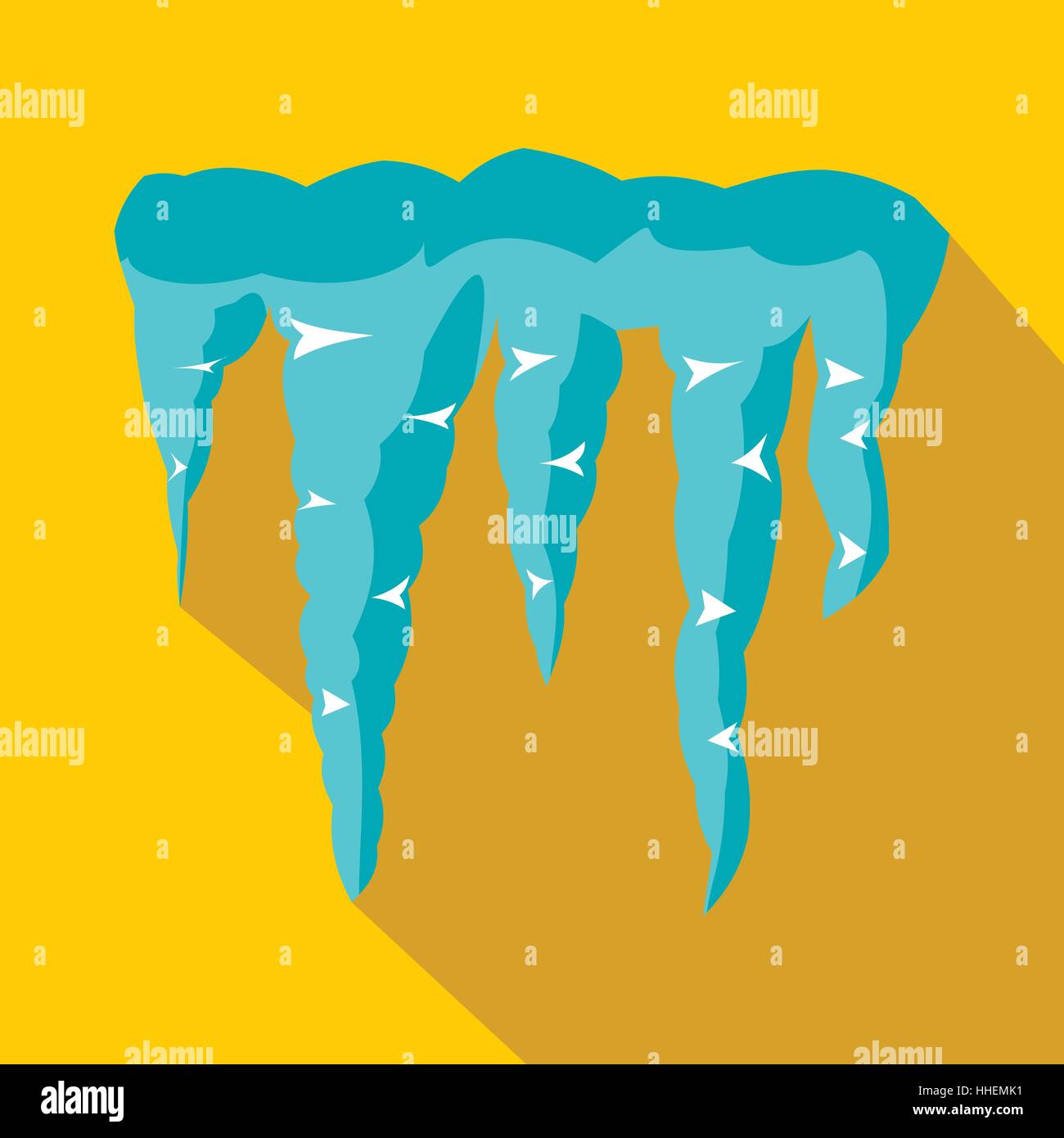 Melting spring snow Stock Vector Images - Alamy
