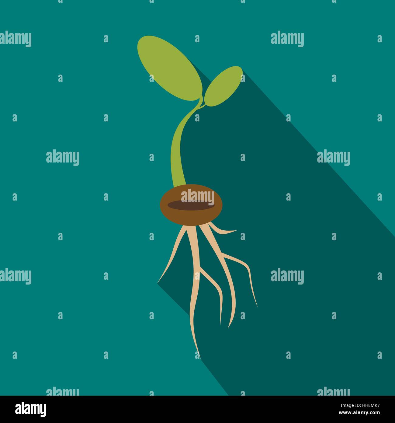Sprouting tree Stock Vector Images - Alamy