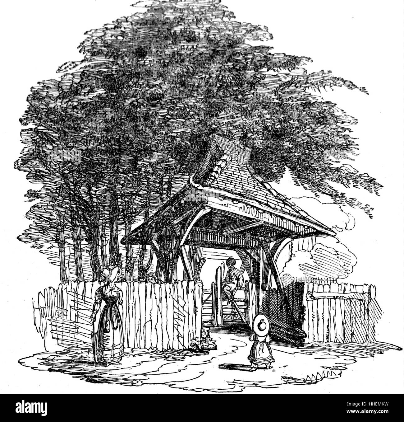 Lichgate hi-res stock photography and images - Alamy