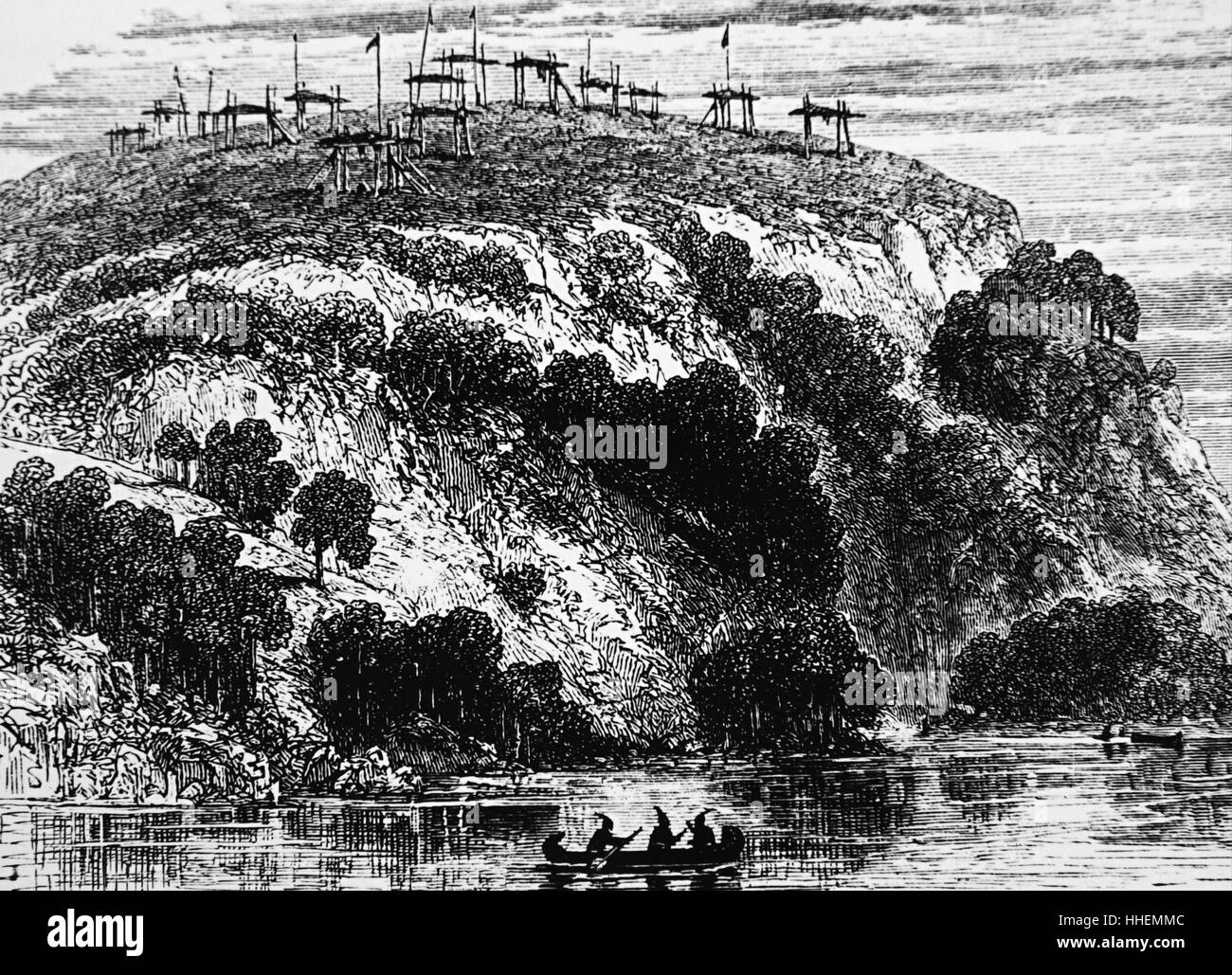 Indian burial platform hi-res stock photography and images - Alamy