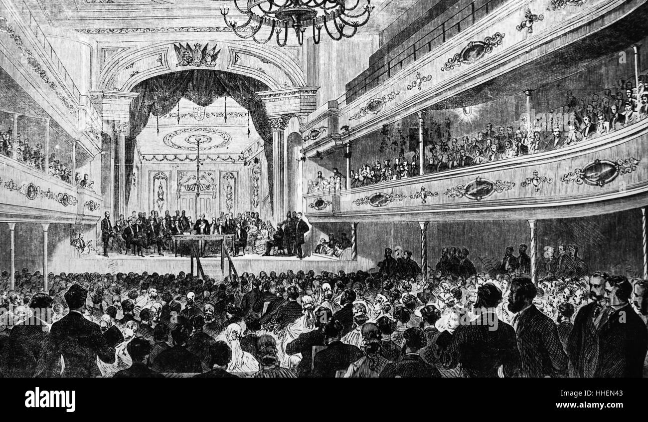 Illustration depicting Henry Brougham, 1st Baron Brougham and Vaux ...