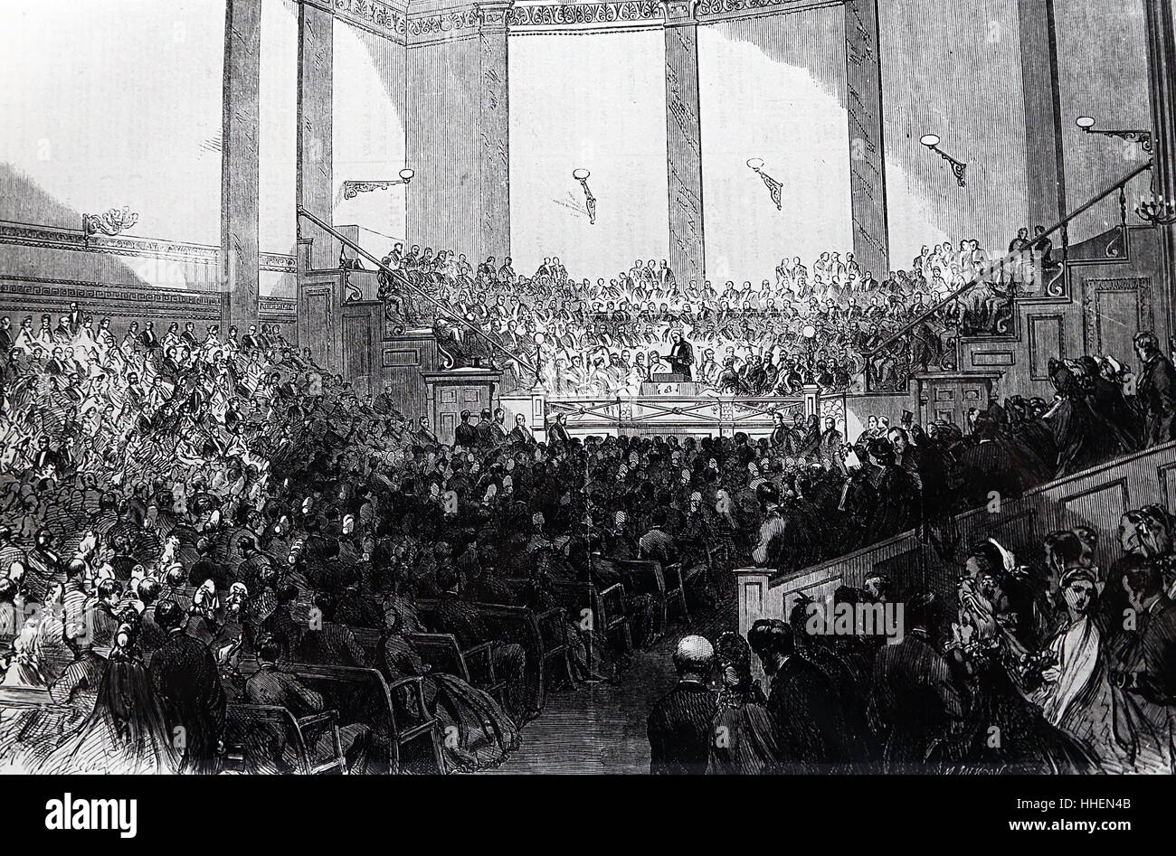 Illustration depicting Henry Brougham, 1st Baron Brougham and Vaux ...