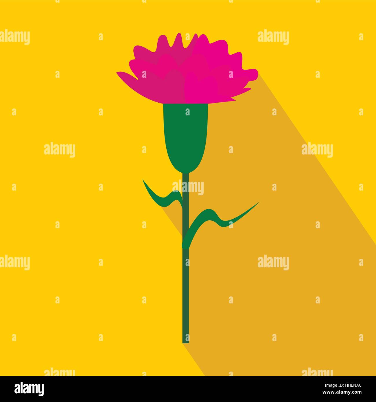 Carnation closeup Stock Vector Images - Alamy