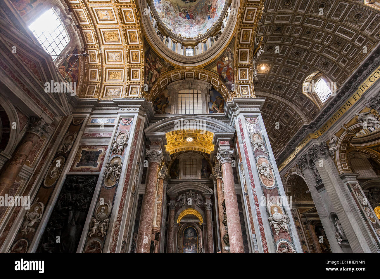 VATICAN CITY, VATICAN – JUNE 15, 2015 : interiors and architectural ...