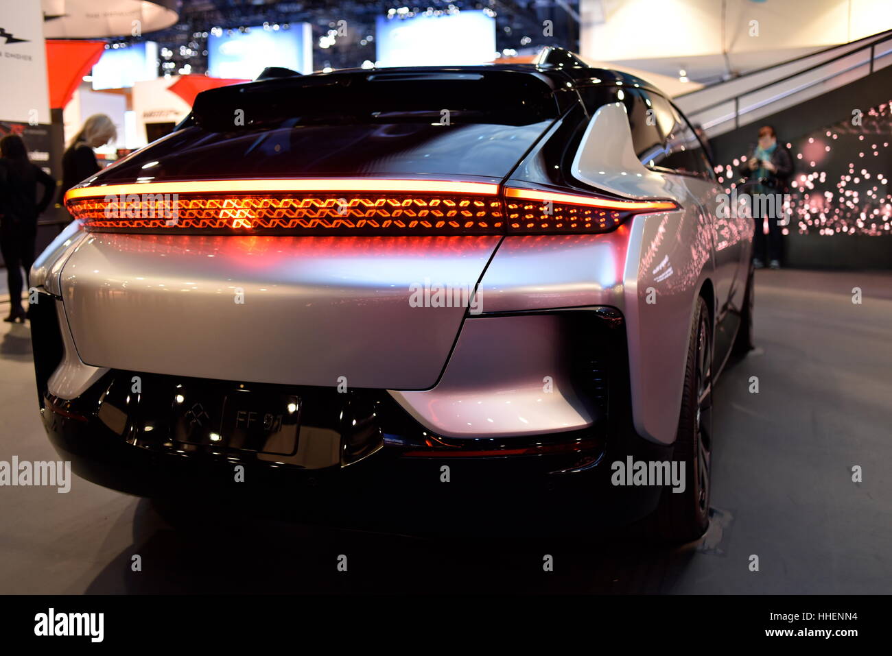 Start-up Faraday Future’s first production car, the FF91 electric ...