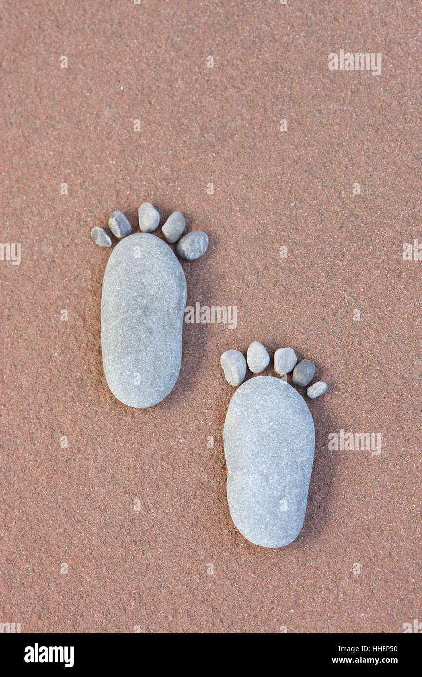 stone, foot, feet, silicic, pebbles, pebble, pictogram, symbol ...