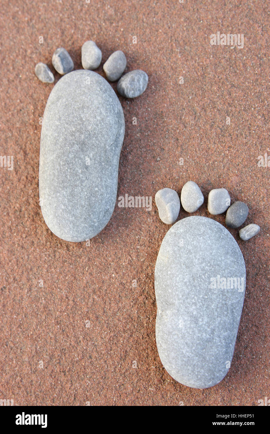 stone, foot, feet, silicic, pebbles, pebble, pictogram, symbol ...