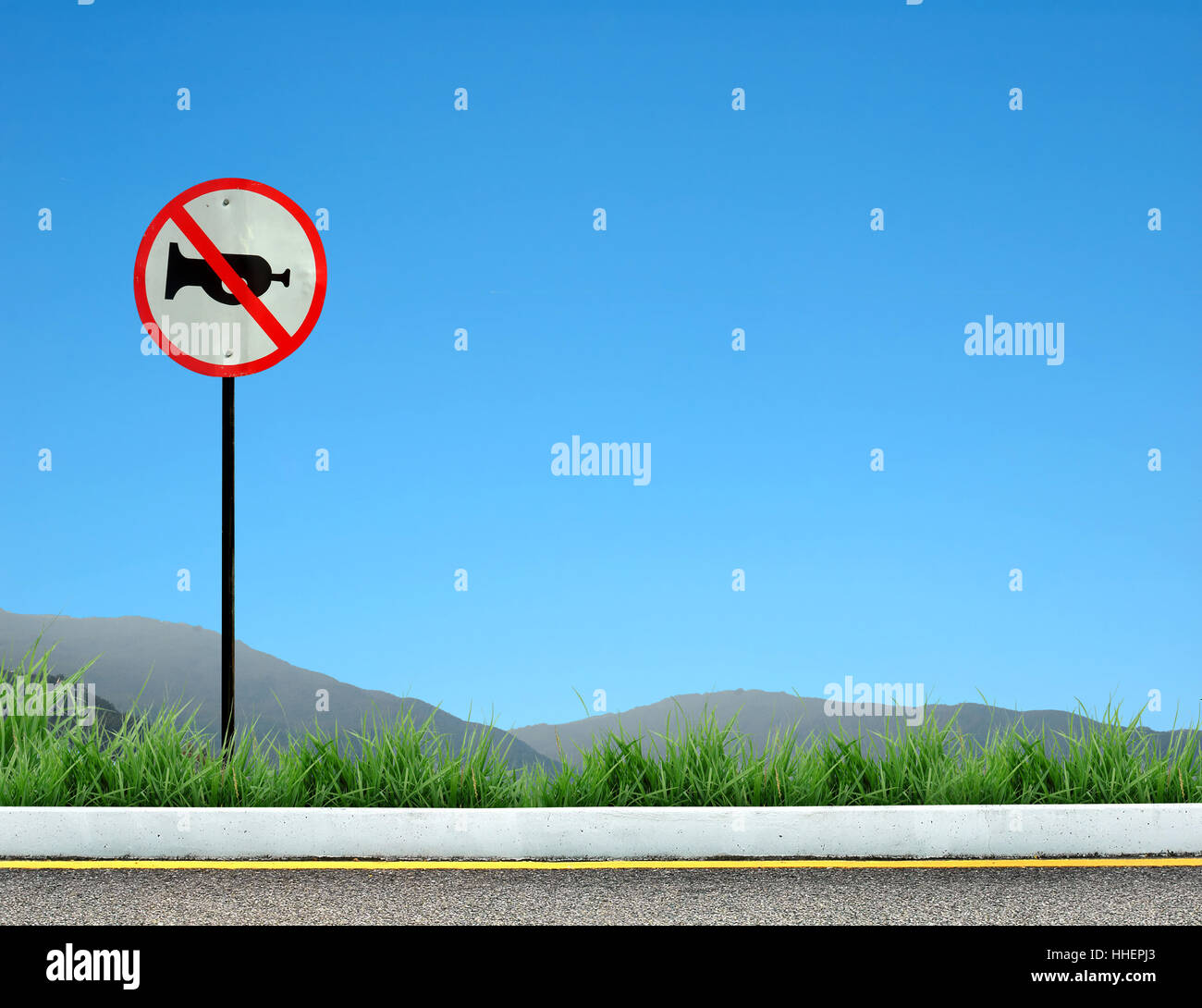 sign, signal, blue, sound, public, traffic, transportation, cloud, horn ...