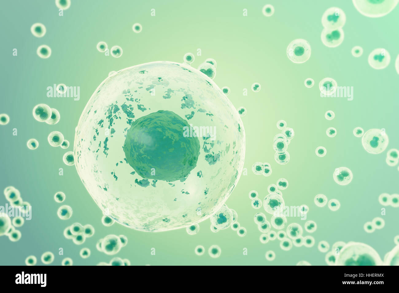 Science background with cells. Medicine scientific concept. 3d ...