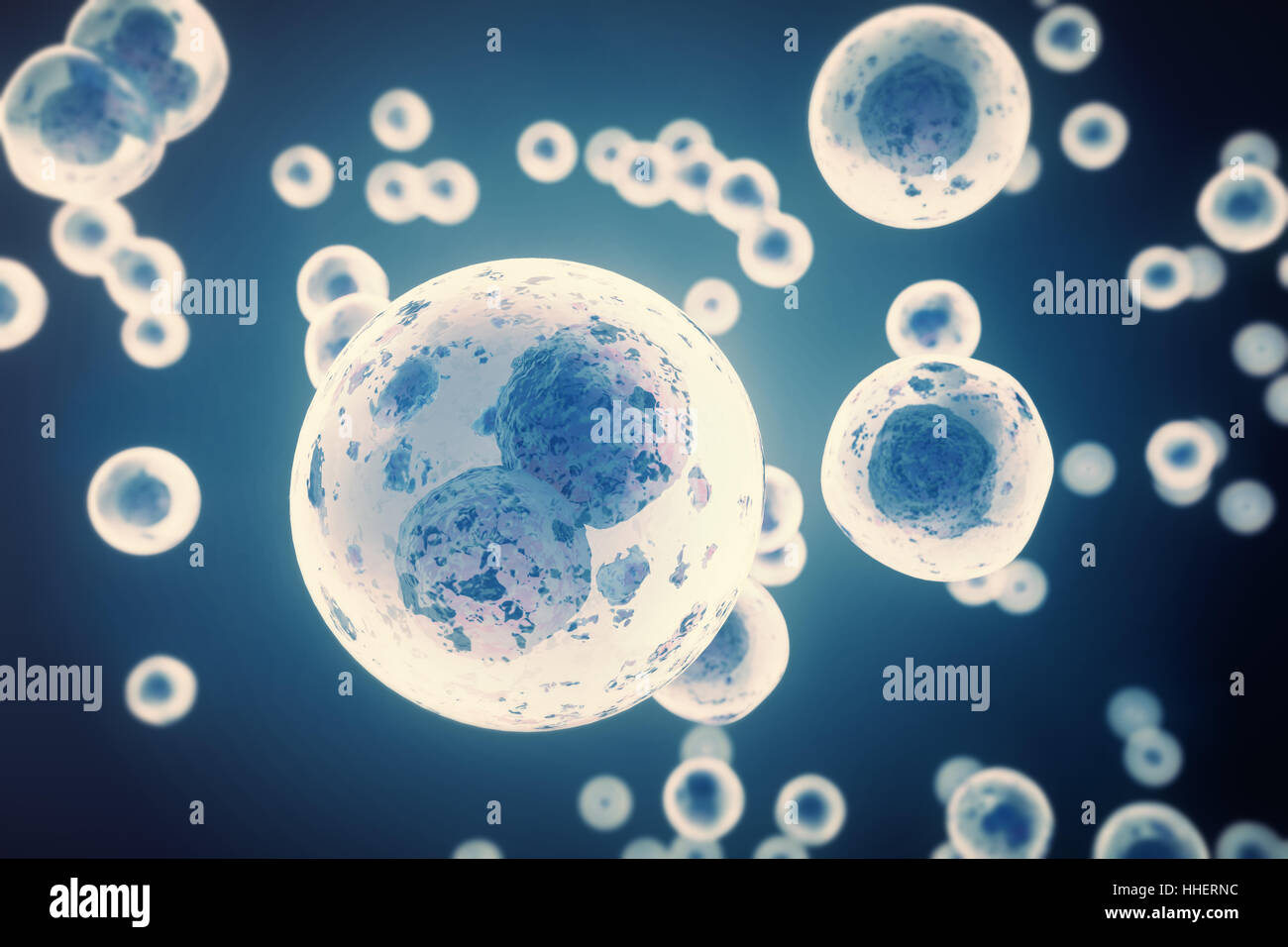 Science background with cells. Medicine scientific concept. 3d ...
