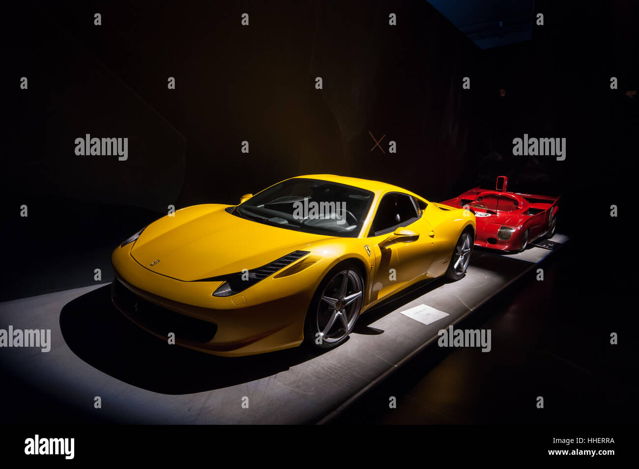 Ferrari 458 Yellow High Resolution Stock Photography and Images - Alamy