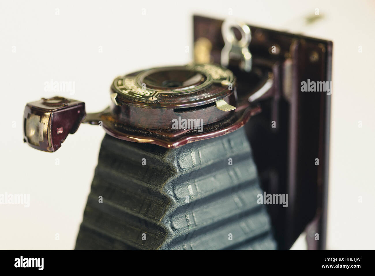 Detail View of a Vintage Camera Stock Photo - Alamy