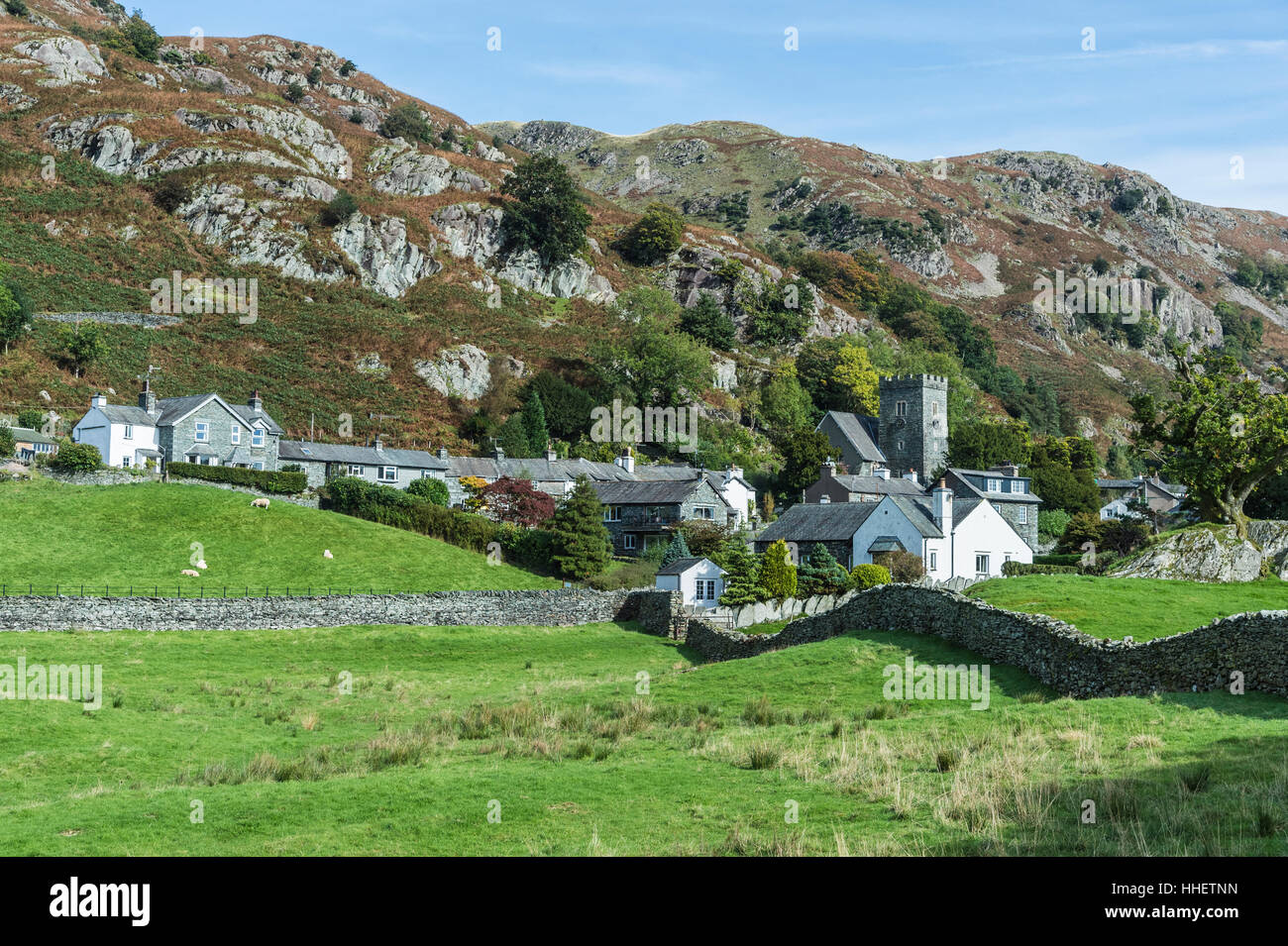 Chapel Stile Village Stock Photo - Alamy