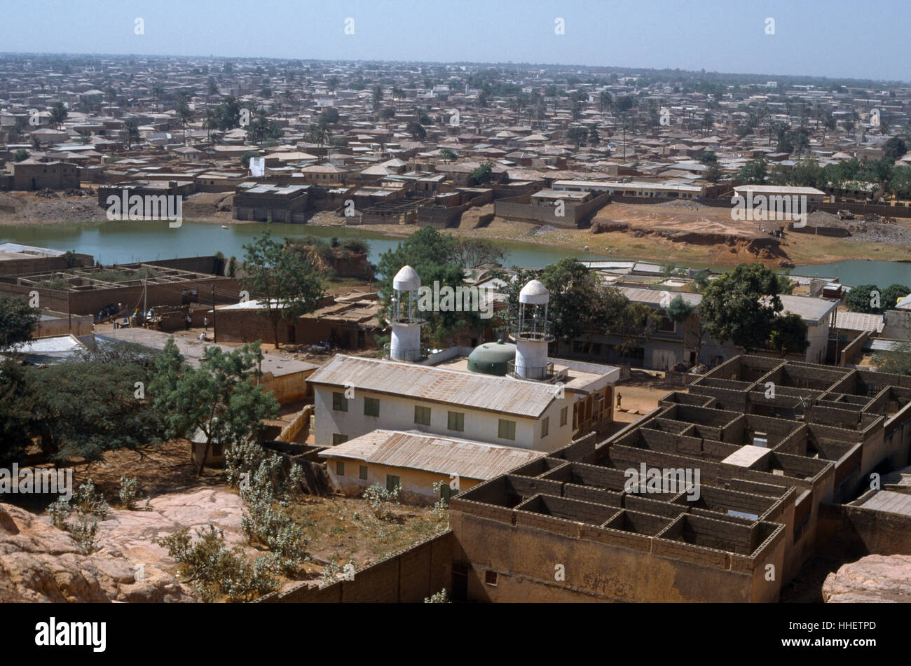 Kano Nigeria Overview of City from Dala Hill Stock Photo - Alamy