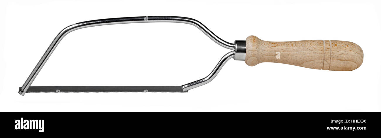 a saw in front of white background Stock Photo - Alamy