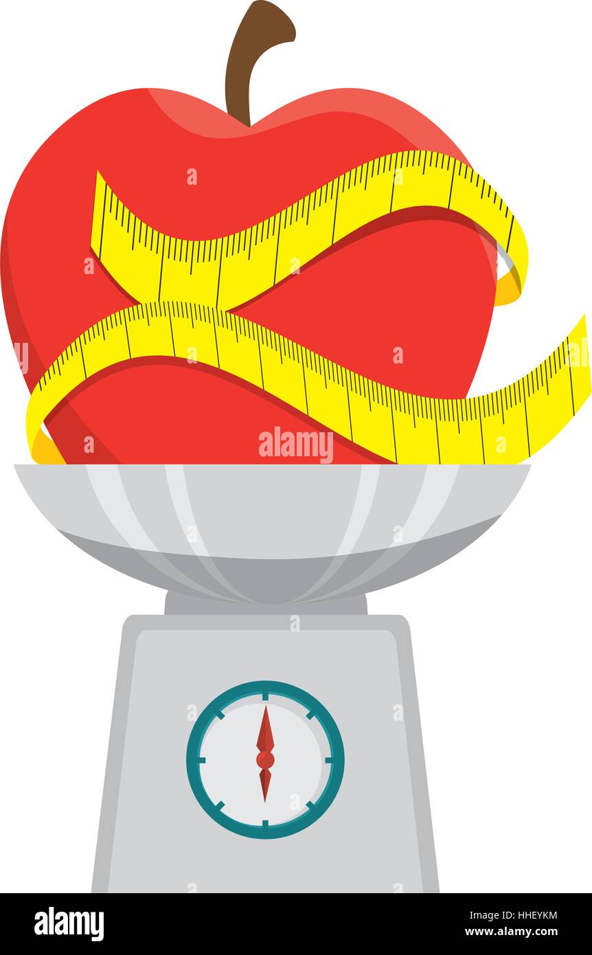 scale kitchen tool isolated icon vector illustration design Stock ...
