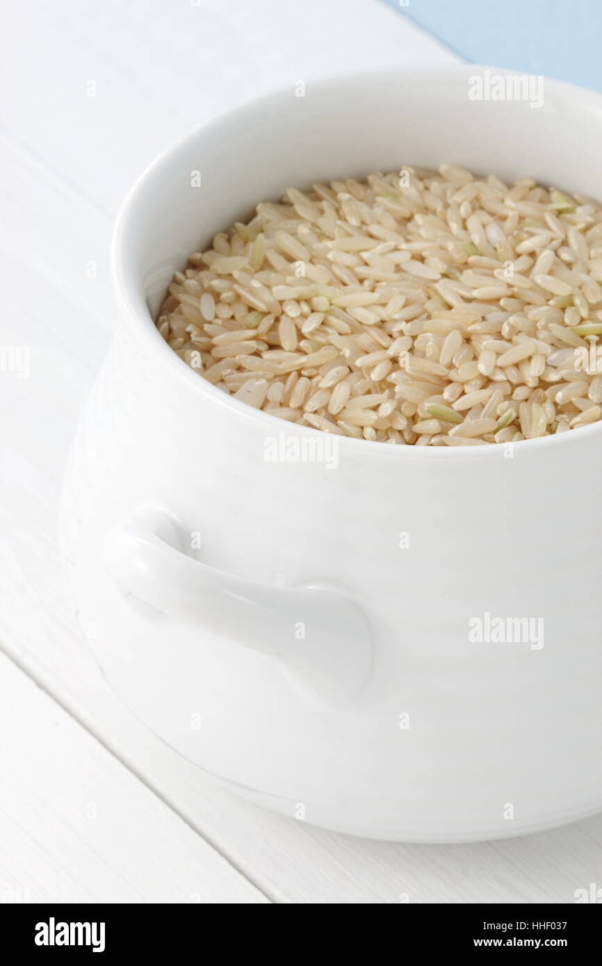 Nutritious Brown rice, whole grain, that delivers fiber and protein, is ...
