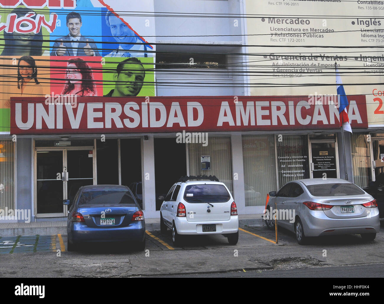Universidad Americana Panama city Panama Stock Photo - Alamy