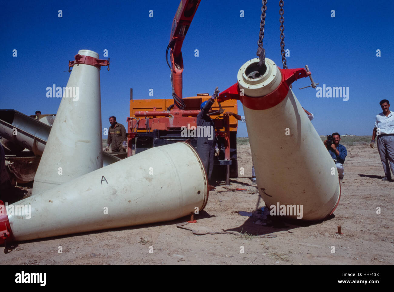 SCUD CW warheads some GB (Sarin) filled and some alcohol filled. UNSCOM ...