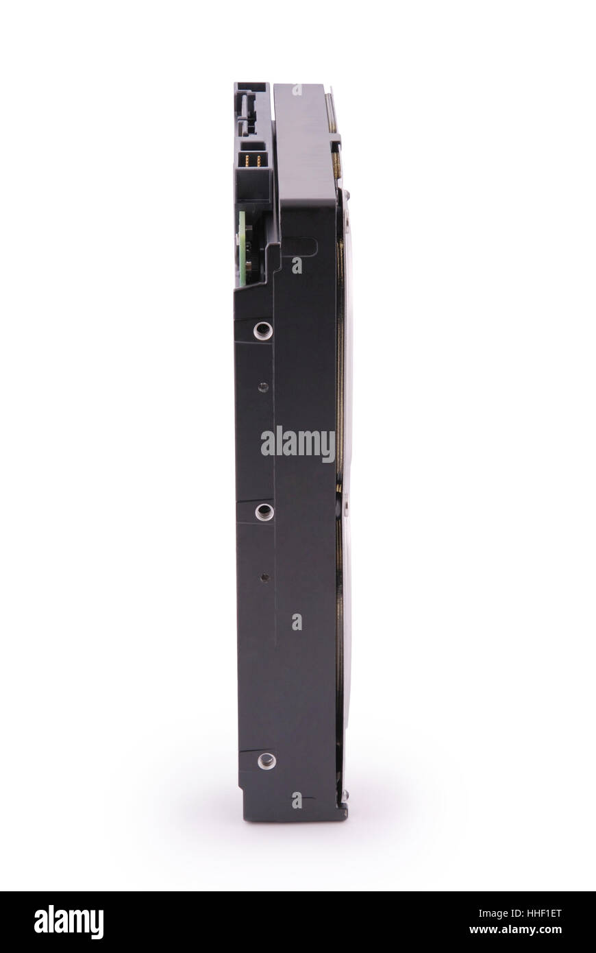 Computer hard disk isolated on white background. Clipping path inside Stock Photo - Alamy