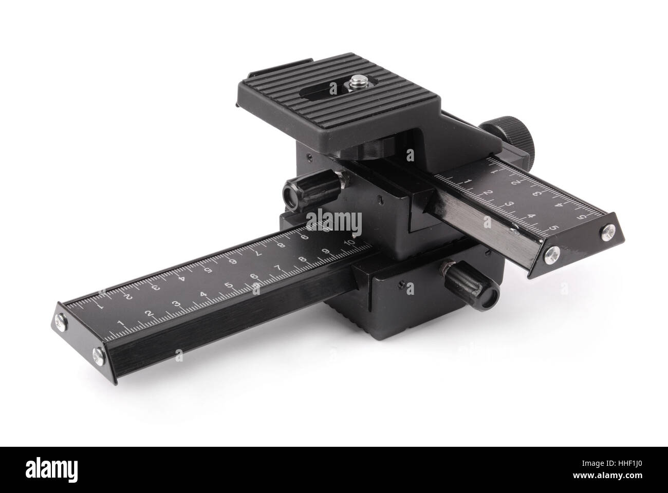 Focusing attachment for the camera isolated white background with soft ...