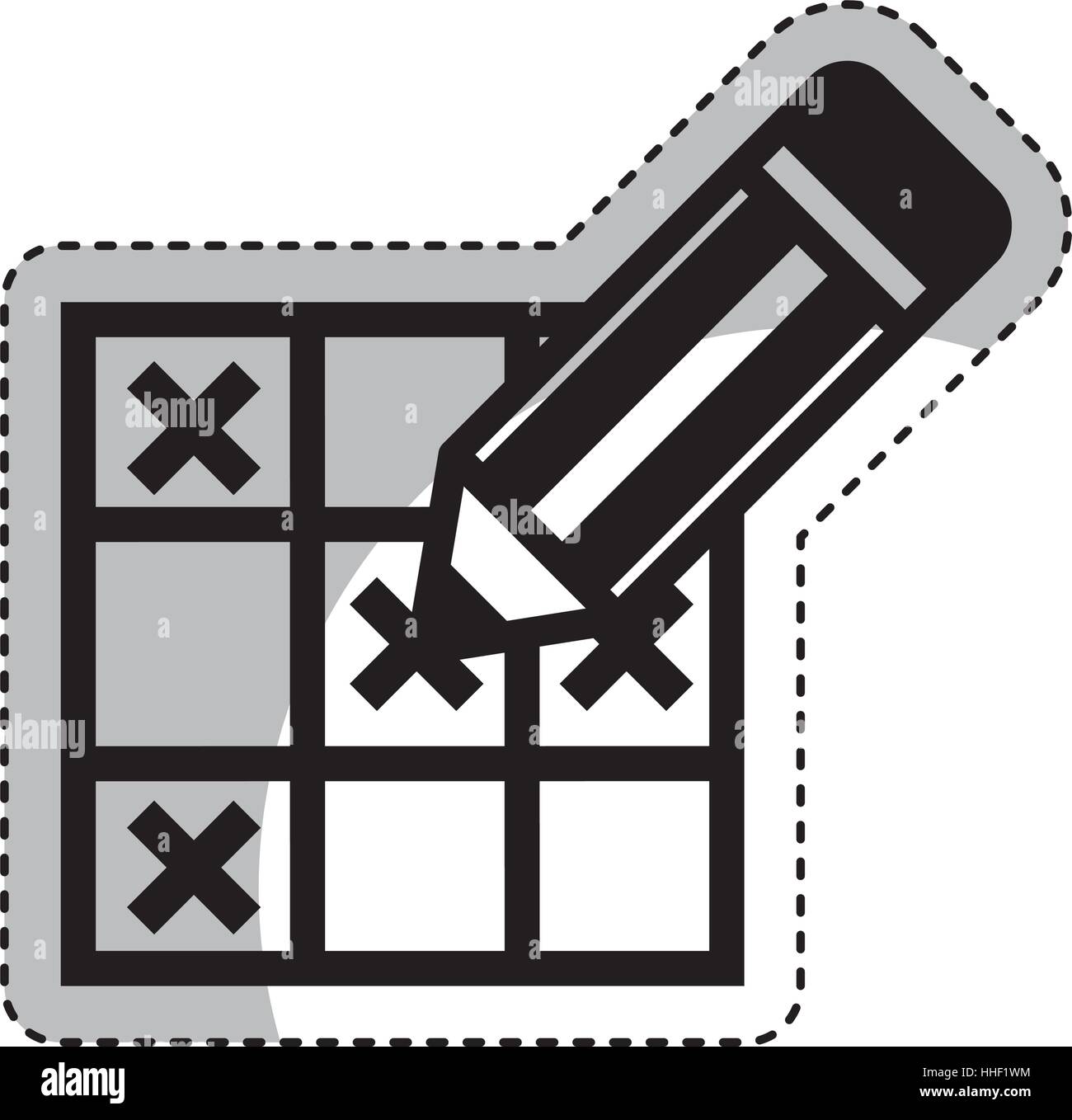 Used bingo card Stock Vector Images - Alamy