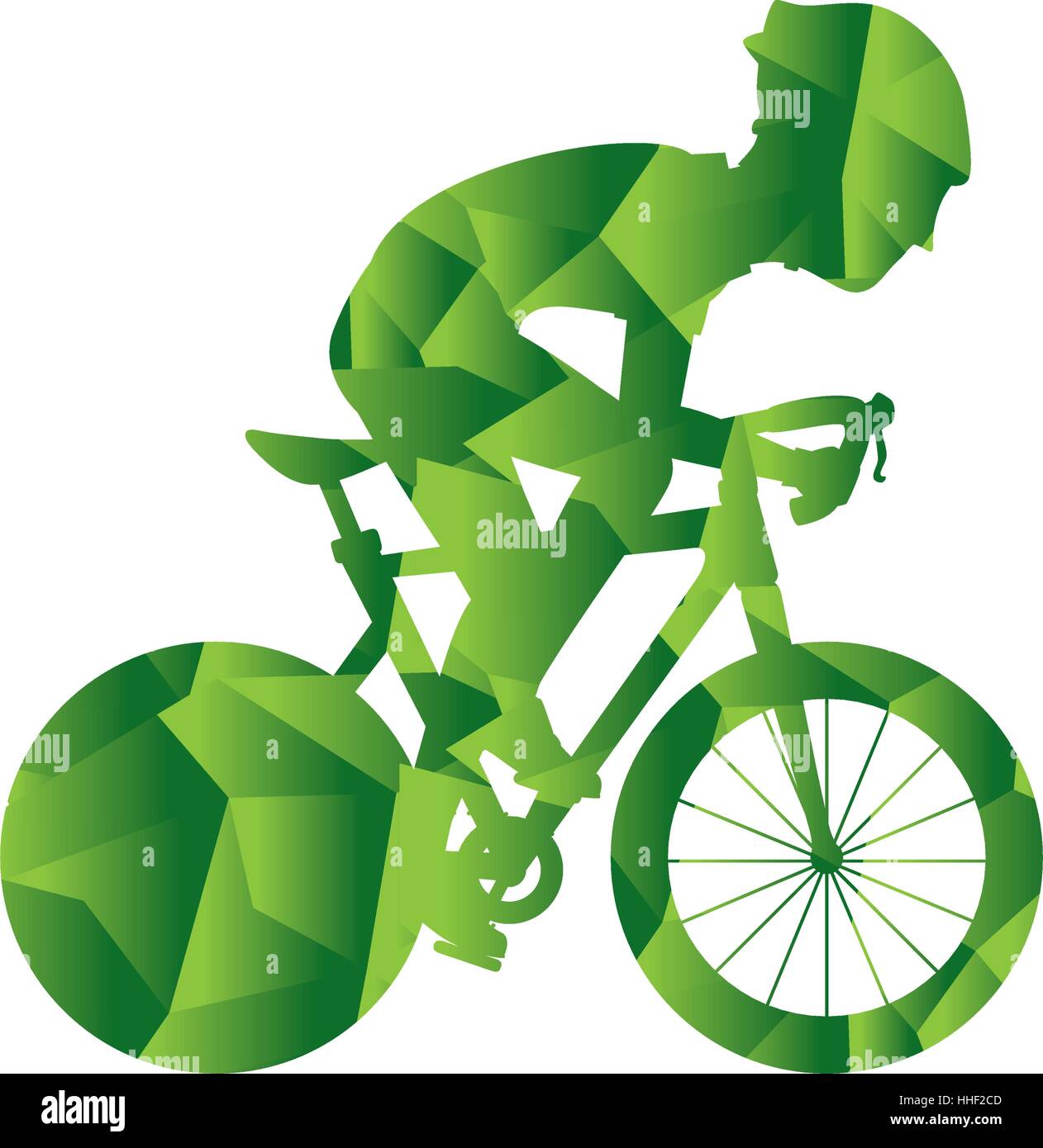 person avatar in bicycle vehicle isolated icon vector illustration ...