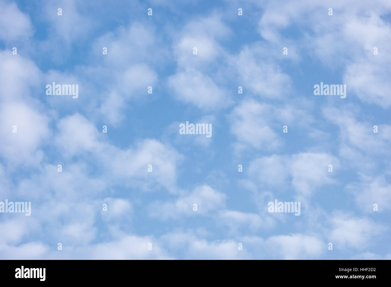 Bright summer cloudscape clouds background, large detailed horizontal ...