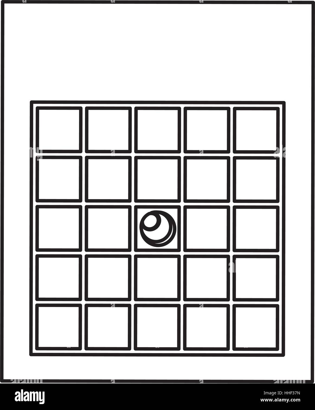 Used bingo card Stock Vector Images - Alamy