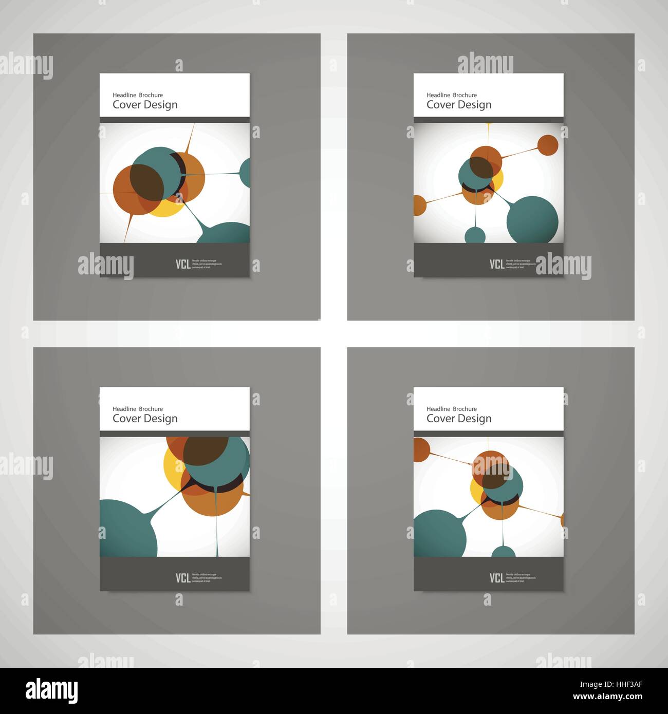 Abstract bright simple technology brochure template. Connection ...