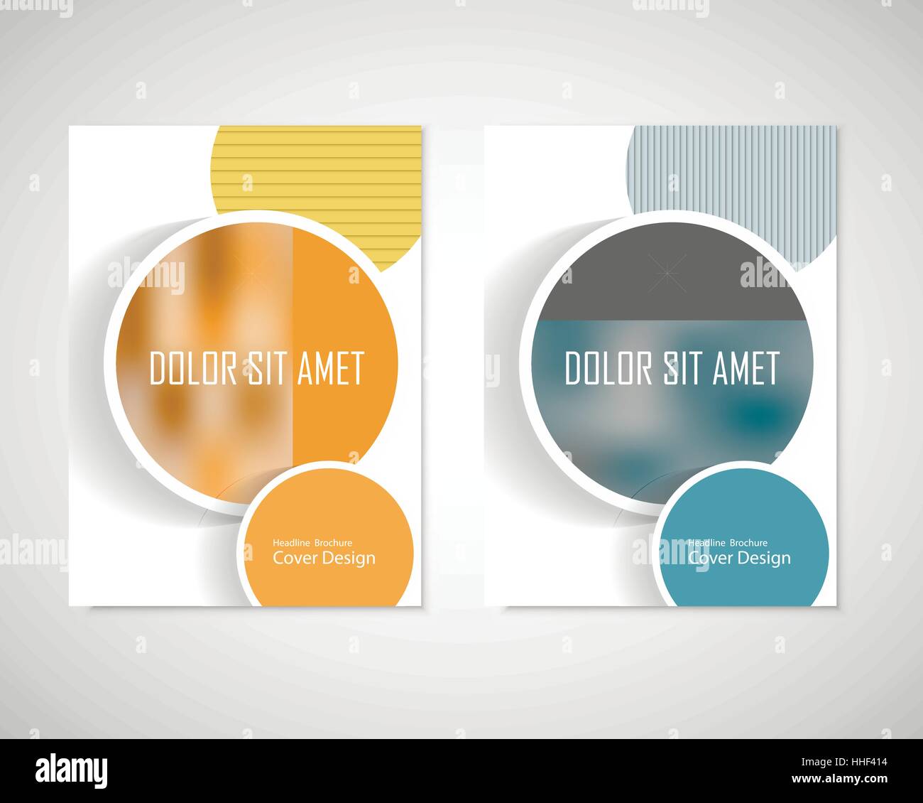 Abstract minimal geometric round circle shapes design background for ...