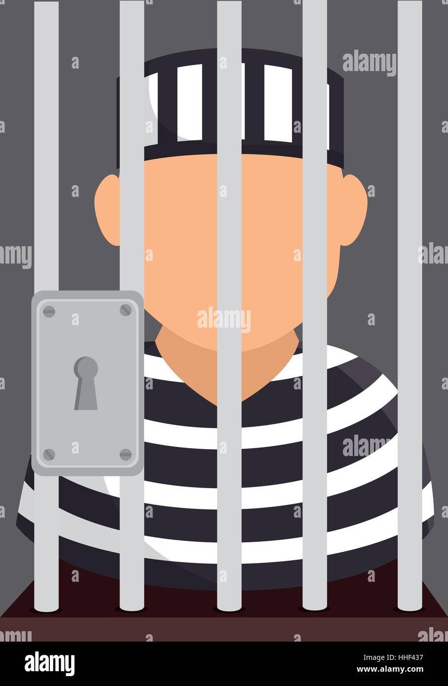Prisoner avatar character icon vector hi-res stock photography and ...