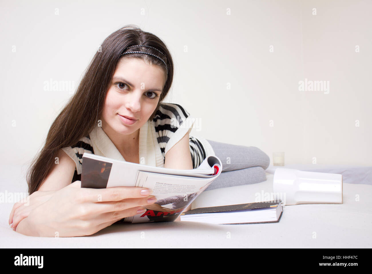 woman, newspaper, journal, humans, human beings, people, folk, persons ...